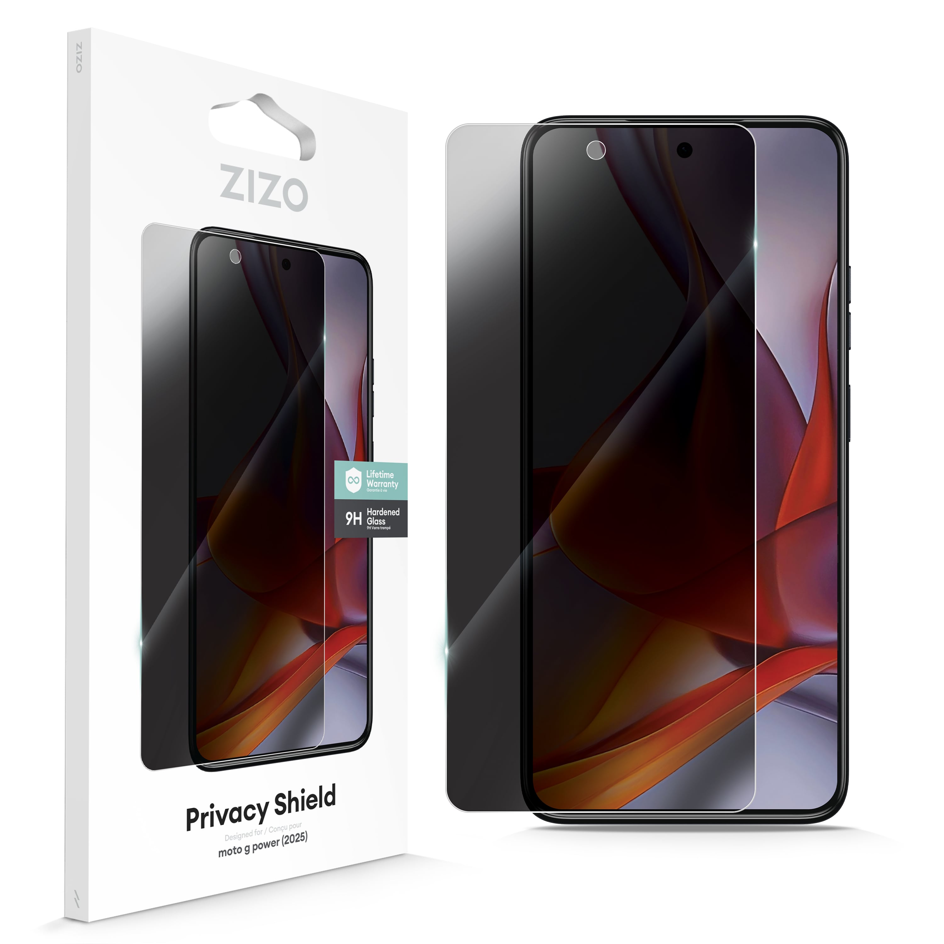 moto g power (2025) | ZIZO Privacy Glass Screen Protector